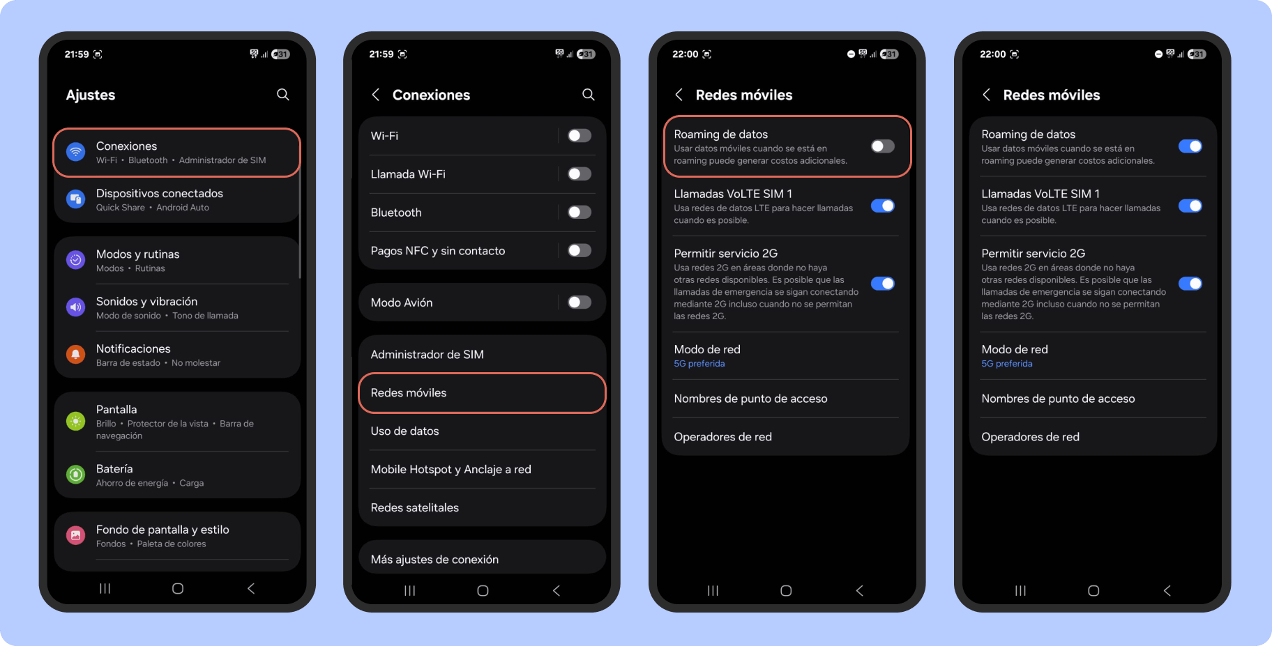 Cómo activar roaming en cualquier dispositivo (en menos de 1 min)