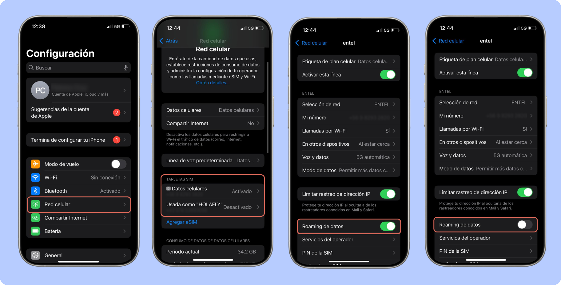 Paso a paso: cómo desactivar roaming en iPhone y Android - MyRoami
